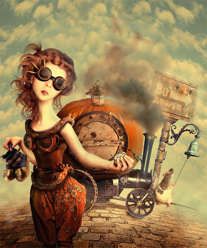 Cinderella. Story - Steampunk by Elena Kopusova | Scrolller