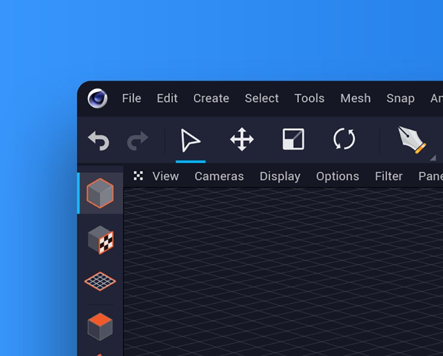 Cinema4D Redesign | Scrolller