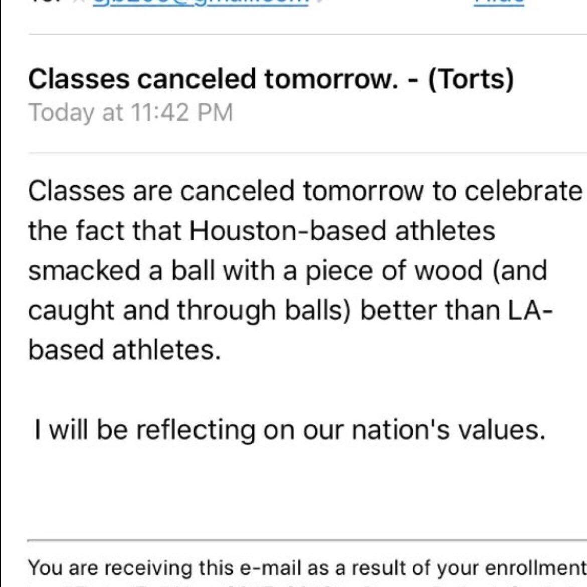 Classes canceled tomorrow... | Scrolller