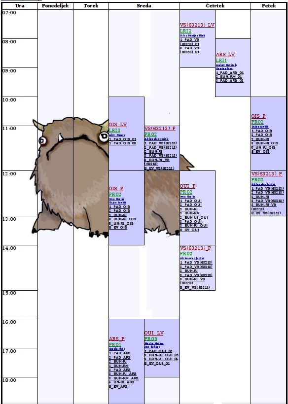 Classes on my timetable overlap alot. | Scrolller