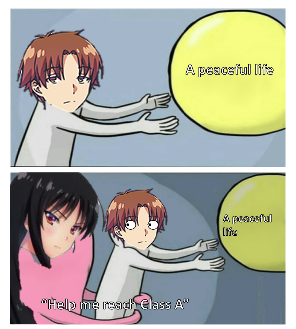 Classroom of the Elite in a nutshell... | Scrolller