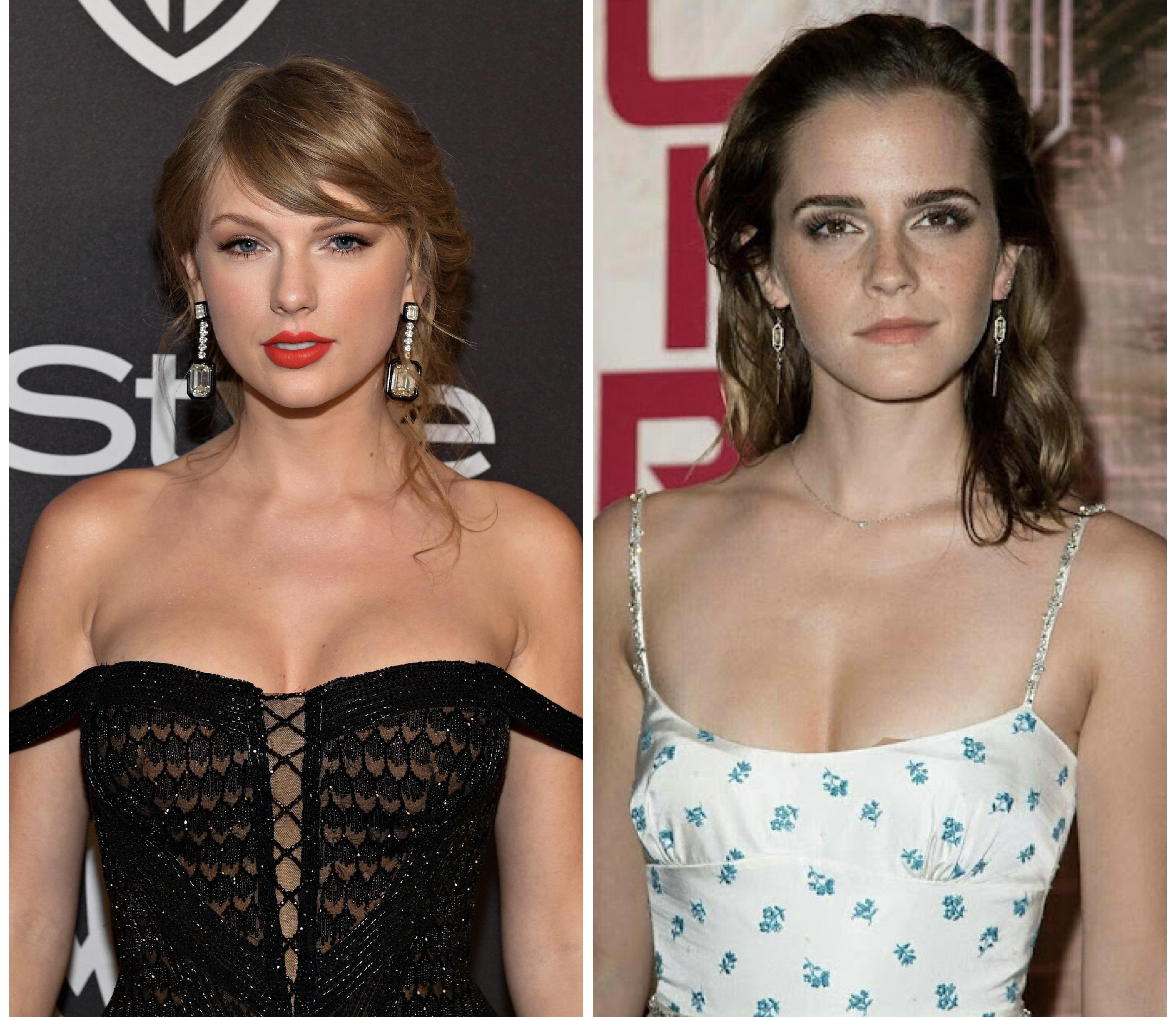 Cleavage: Taylor Swift vs Emma Watson | Scrolller