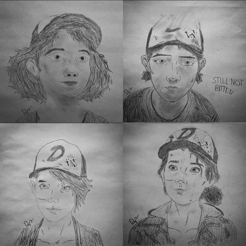 Clementine Drawing Evolution | Scrolller