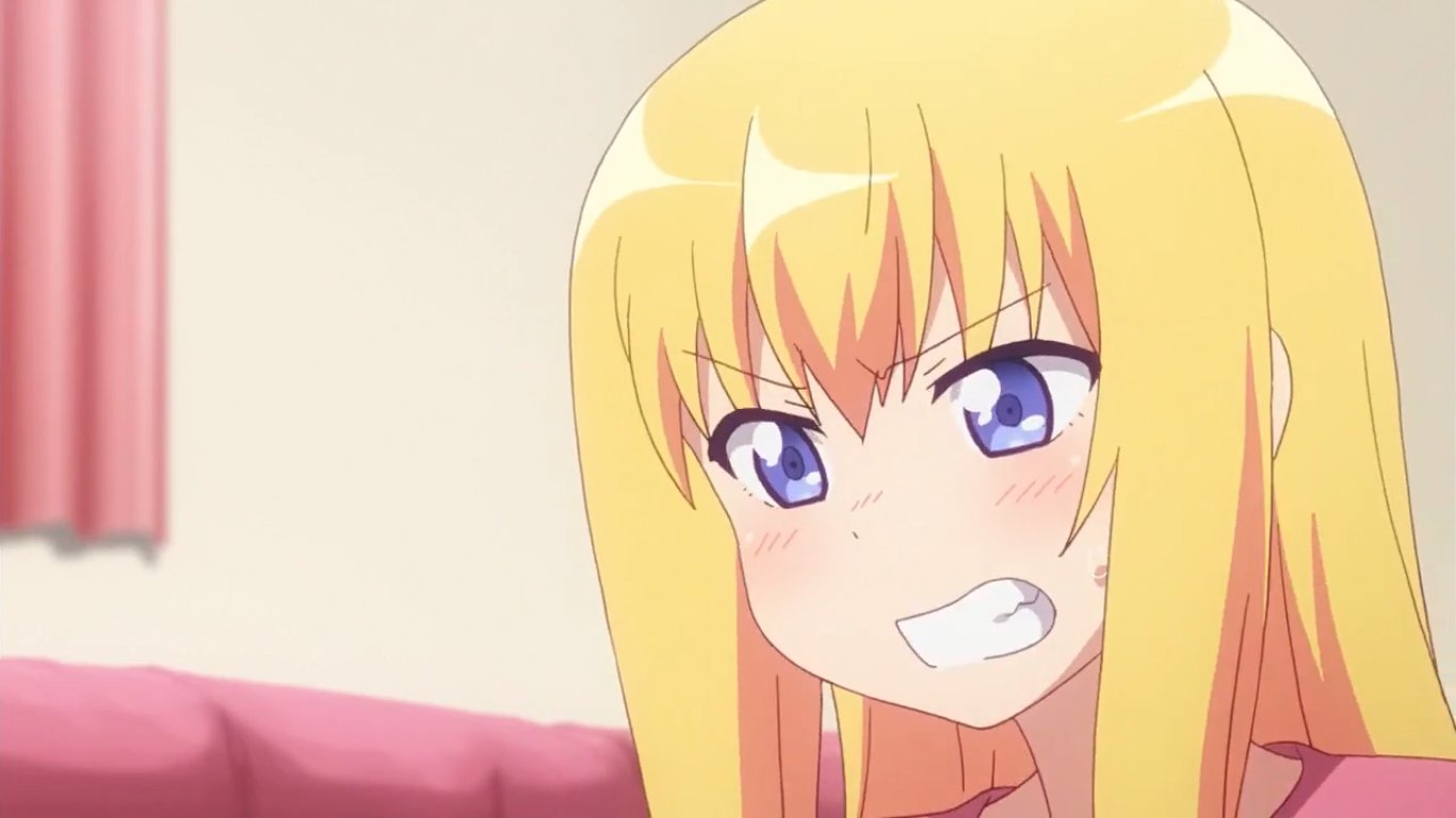 Clenching her teeth | Scrolller