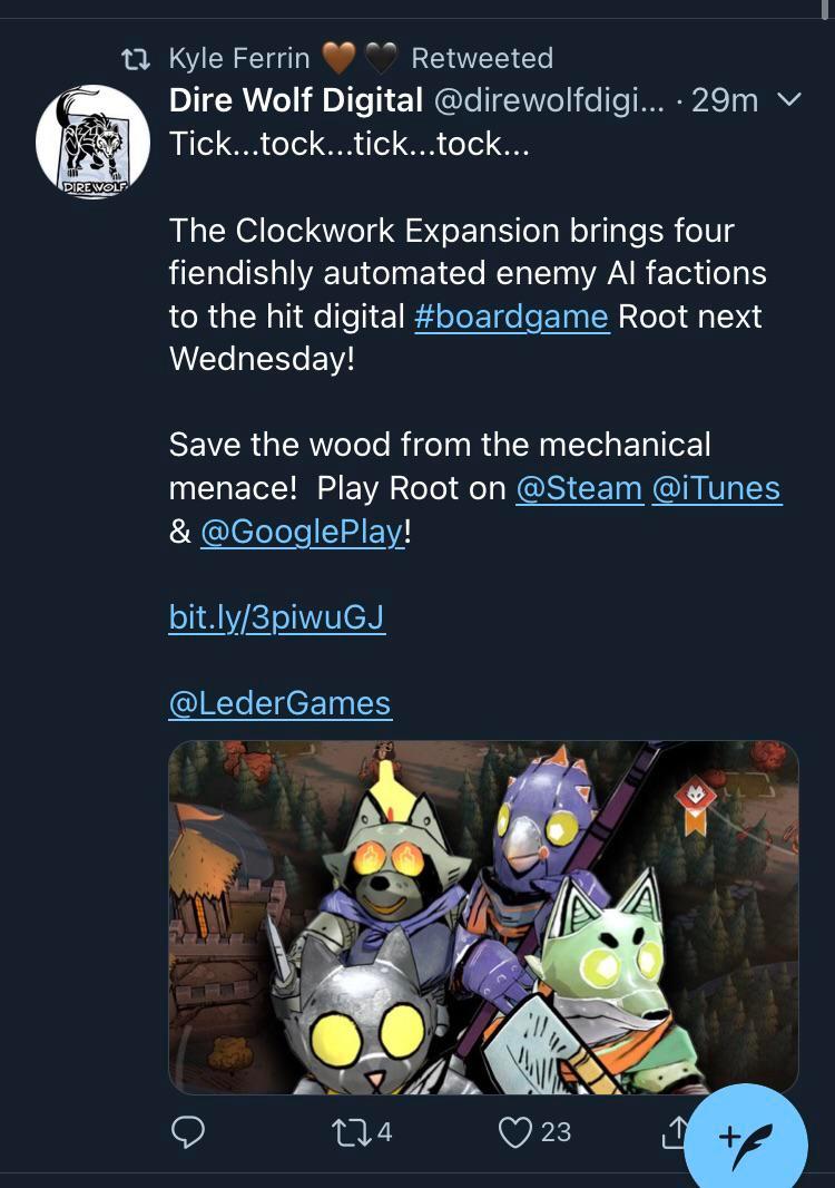 Clockwork coming to Root Digital! | Scrolller