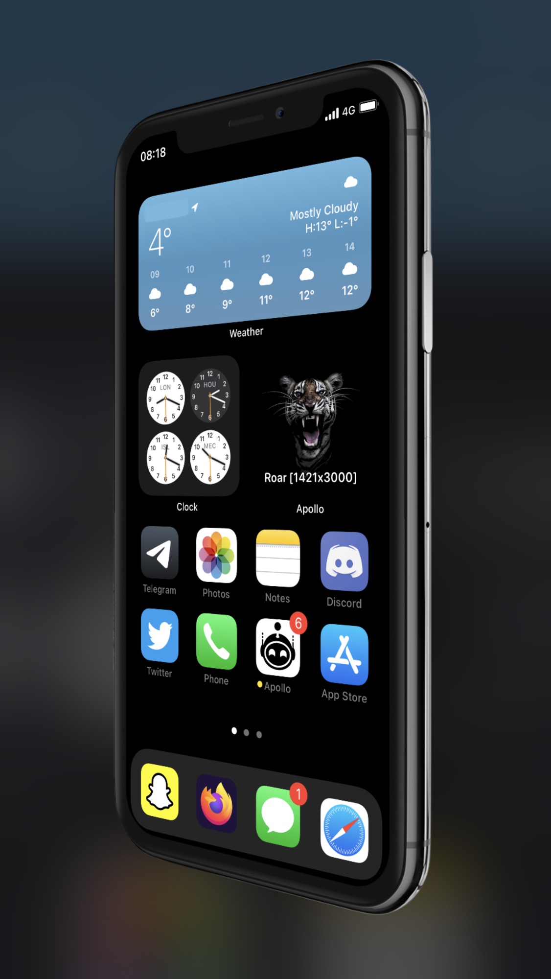 Close to ideal one page setup | iPhone 11 Pro | Scrolller