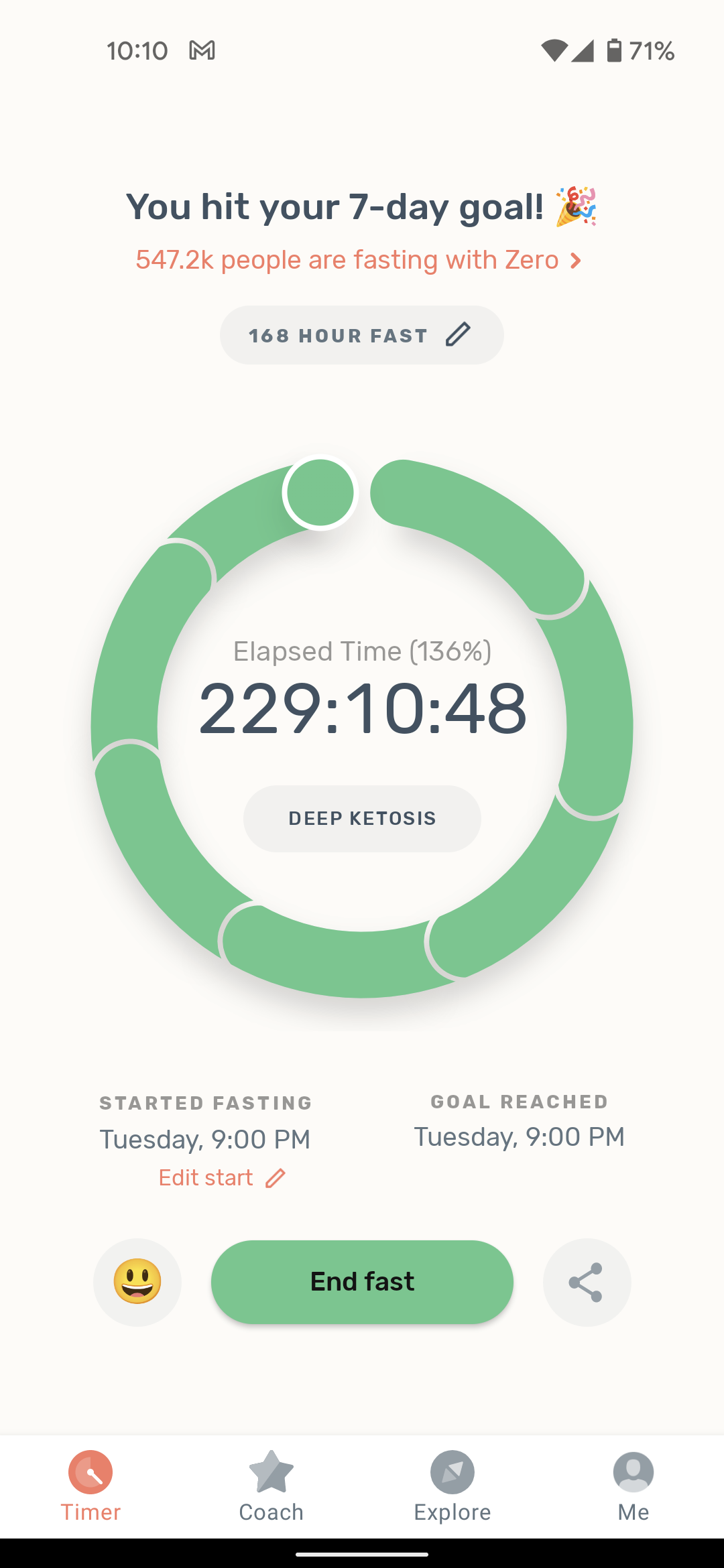 Closing in on the ten day mark! | Scrolller