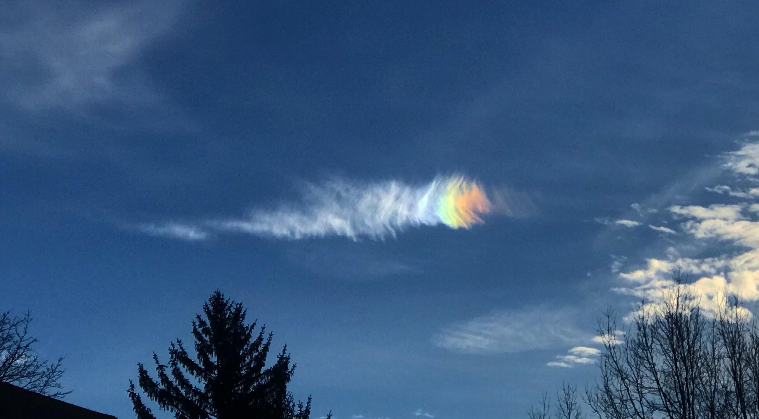 Cloud Iridescence in Pennsylvania | Scrolller