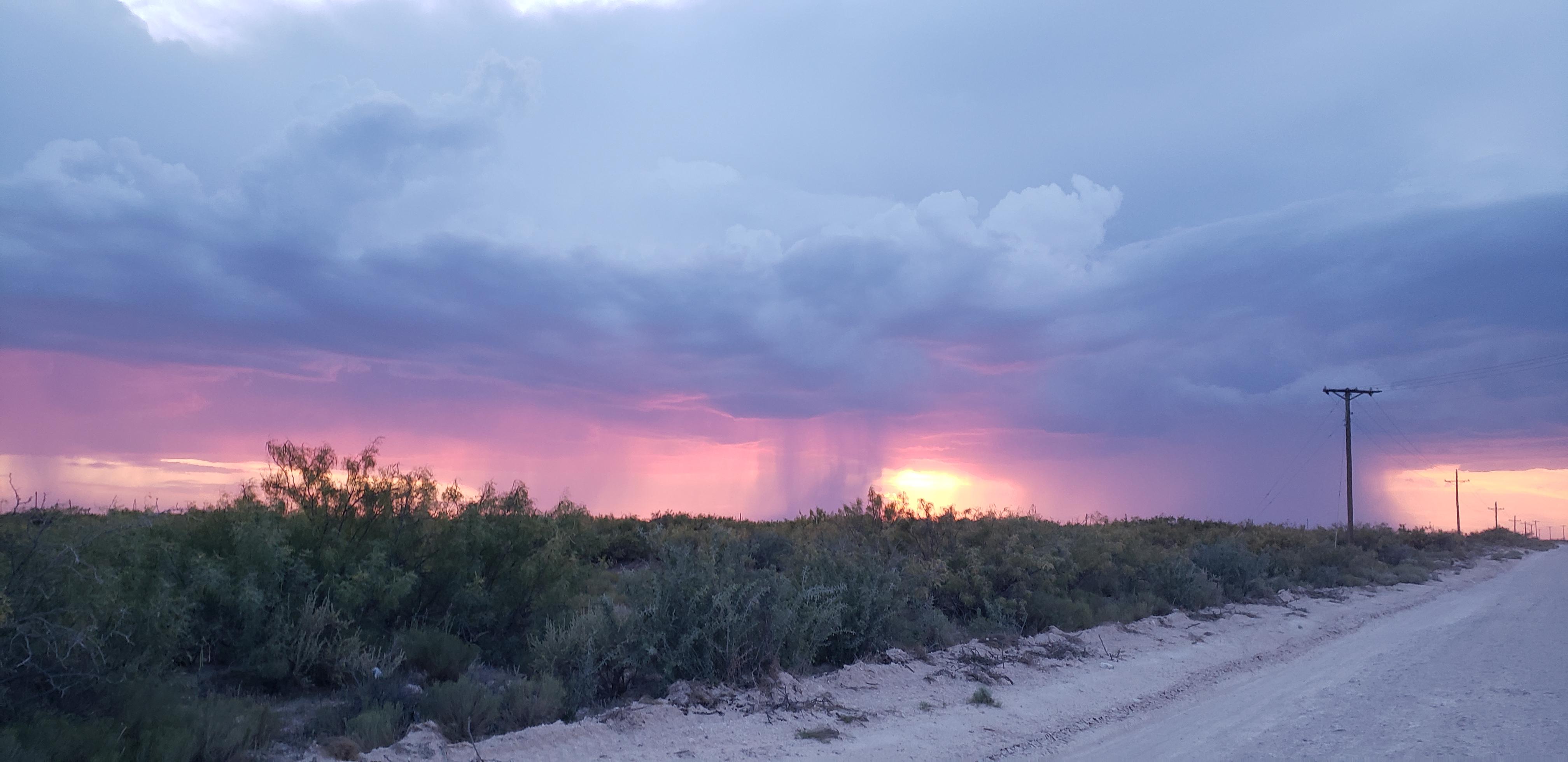 Clouds extinguishing the heat of West Texas ....In "the Patch". | Scrolller