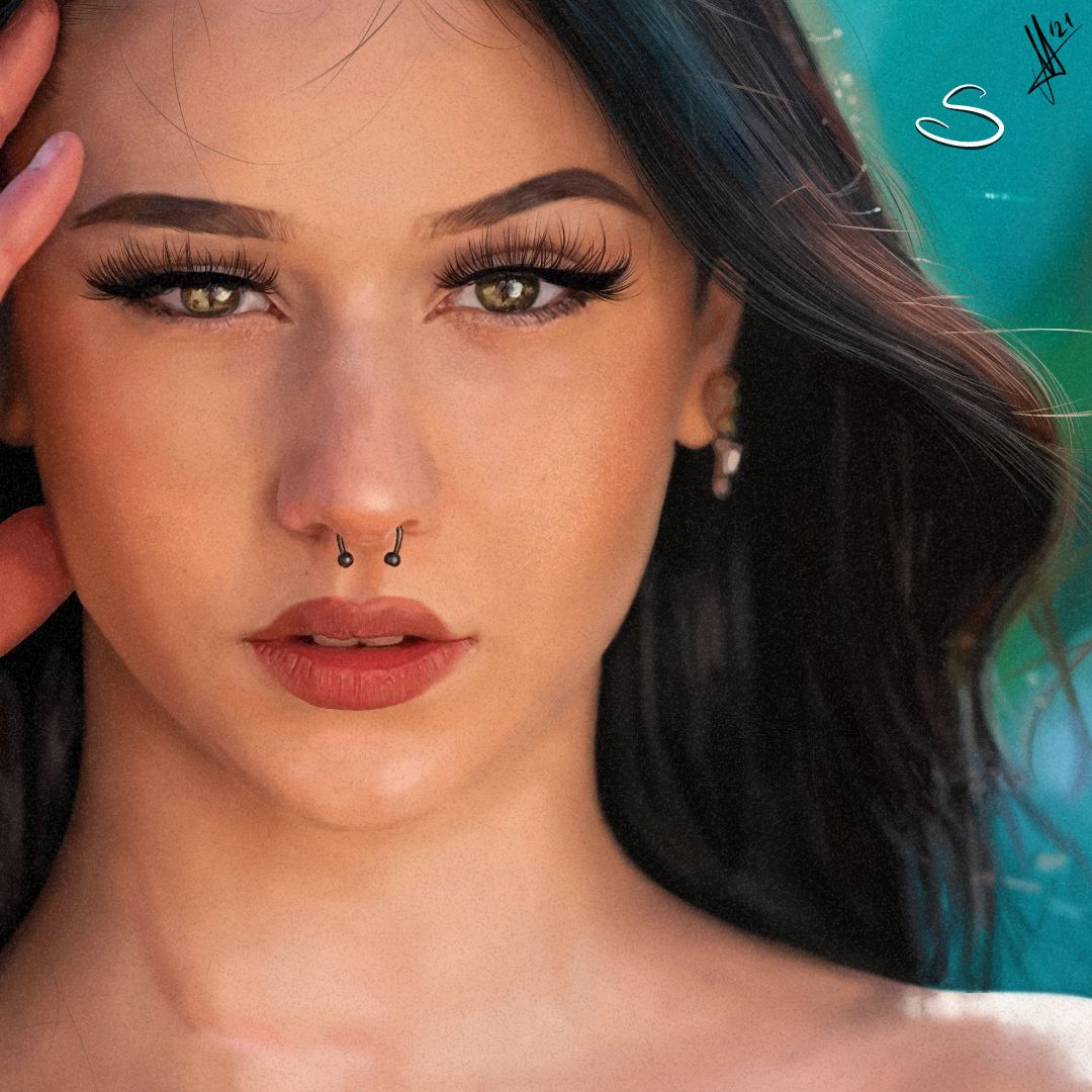 Clouds, Me, Photorealistic Digital Portrait, 2021 | Scrolller