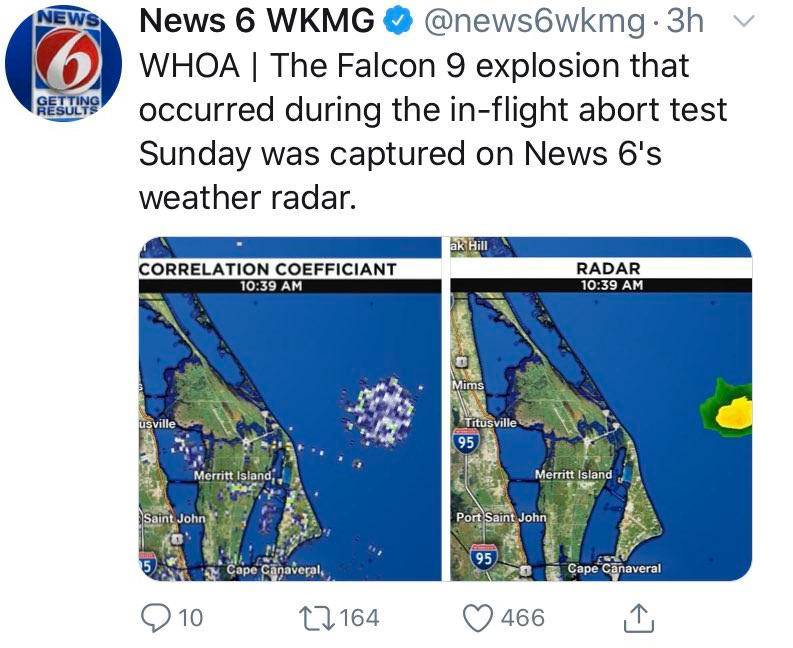 Cloudy With a Chance of Falcon 9... | Scrolller