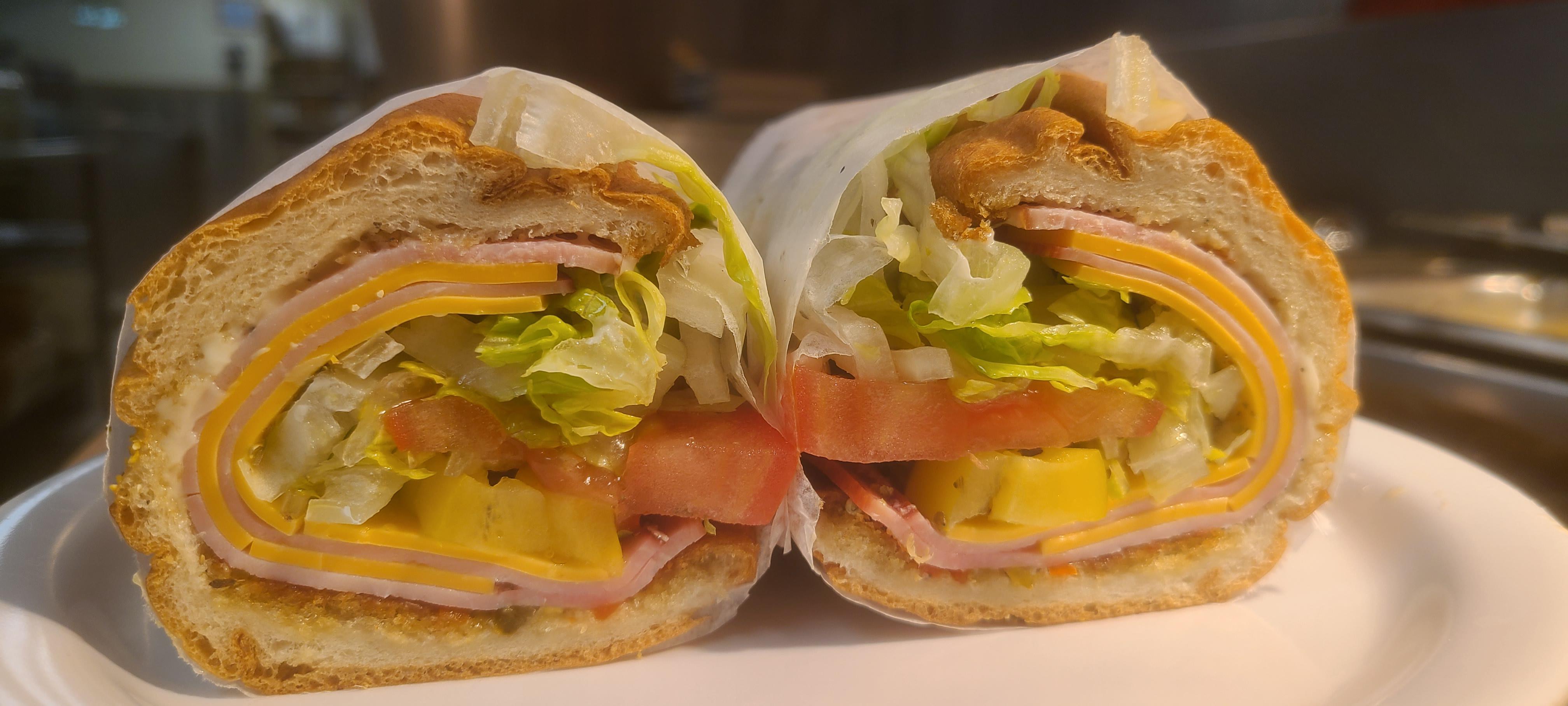 Cold cut sub I made at work. | Scrolller