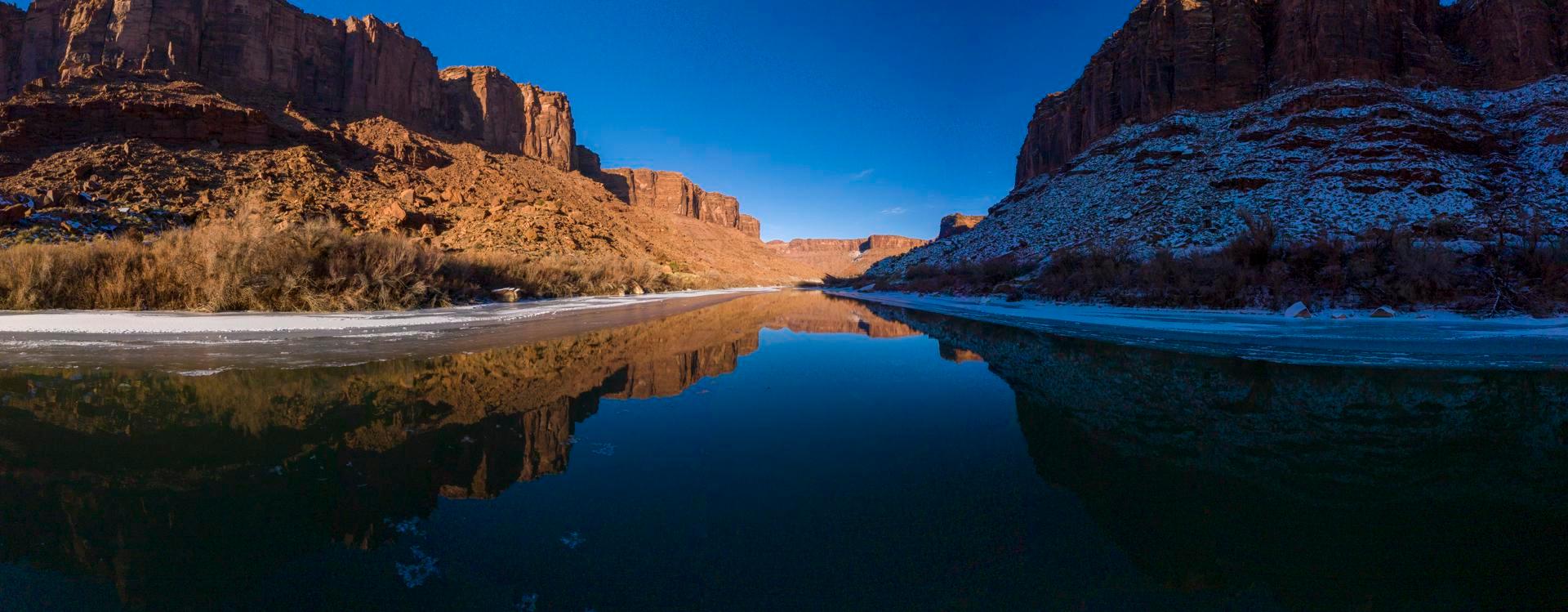 Colorado River, Moab, Utah - January 2021 [1920x749] [OC] | Scrolller