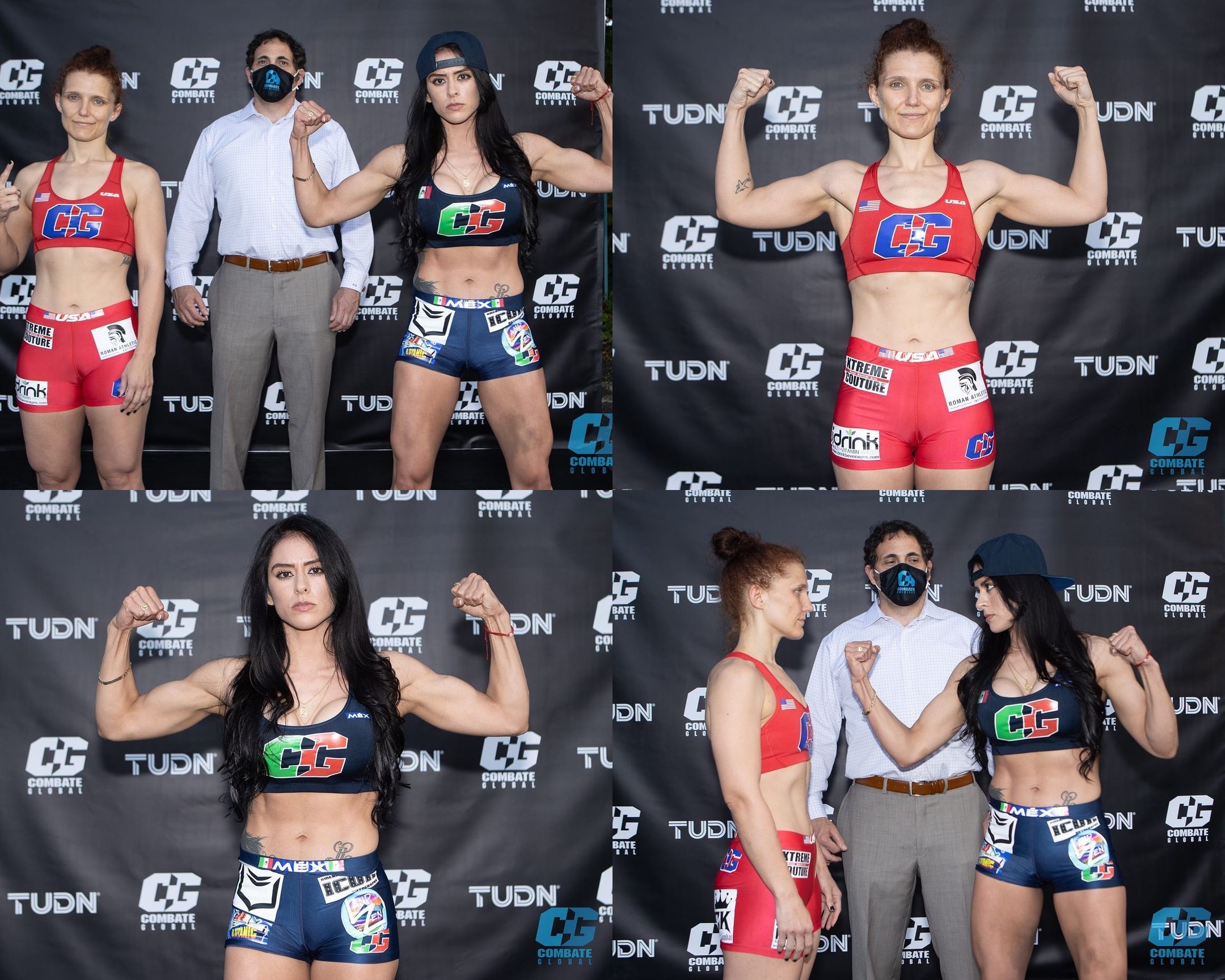 Combat Global Weigh-in Photos: Allysen Breeden (126) vs. Lucero Acosta (124.8) | Scrolller