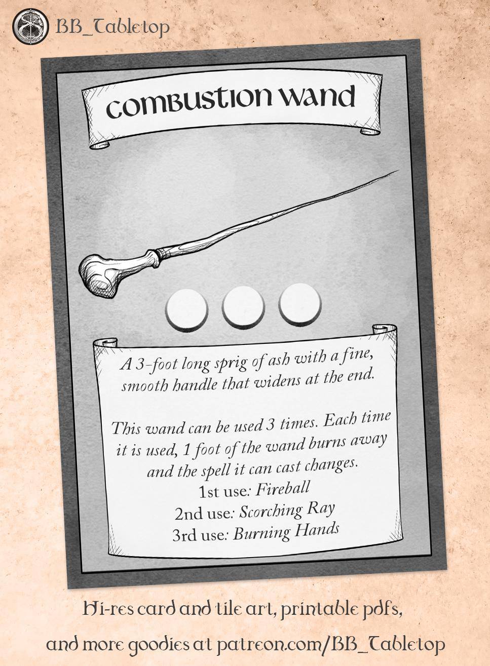 Combustion Wand (Inktober Day 13: Ash) [OC] | Scrolller