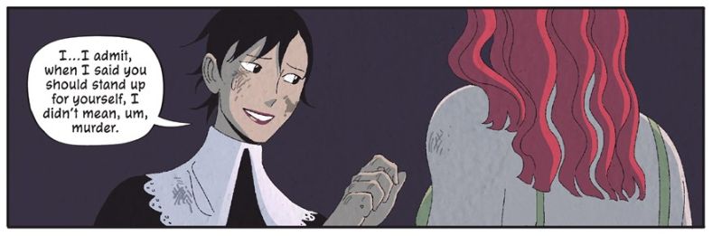 [Comic Excerpt] One of the most crucial things every #girlboss needs is a questionable moral ...