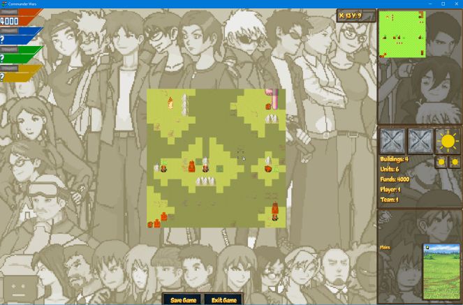 Commander Wars Release Preview -> Game Rule: Line of Sigth Vision Block | Scrolller