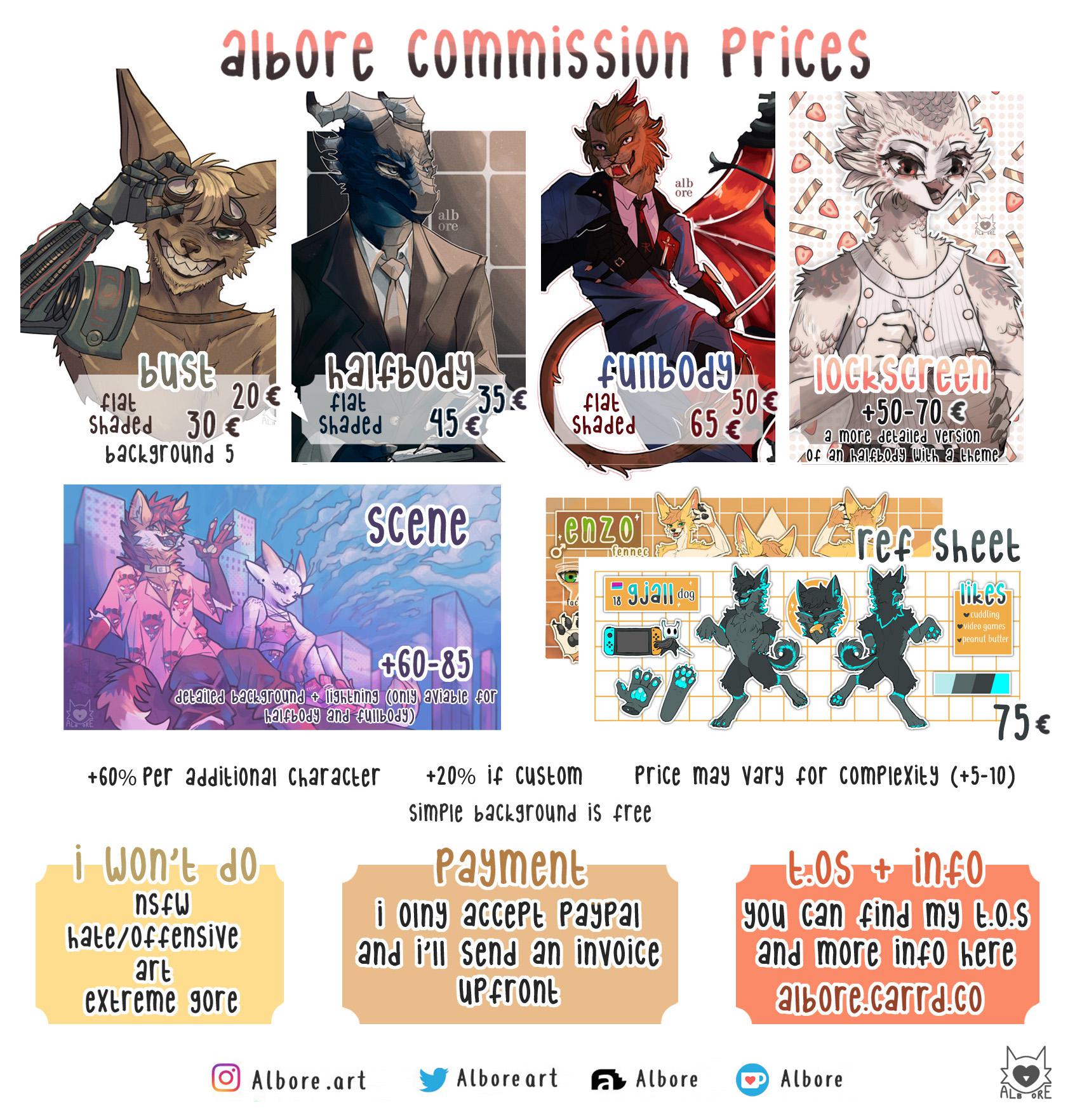 commissions open! | Scrolller