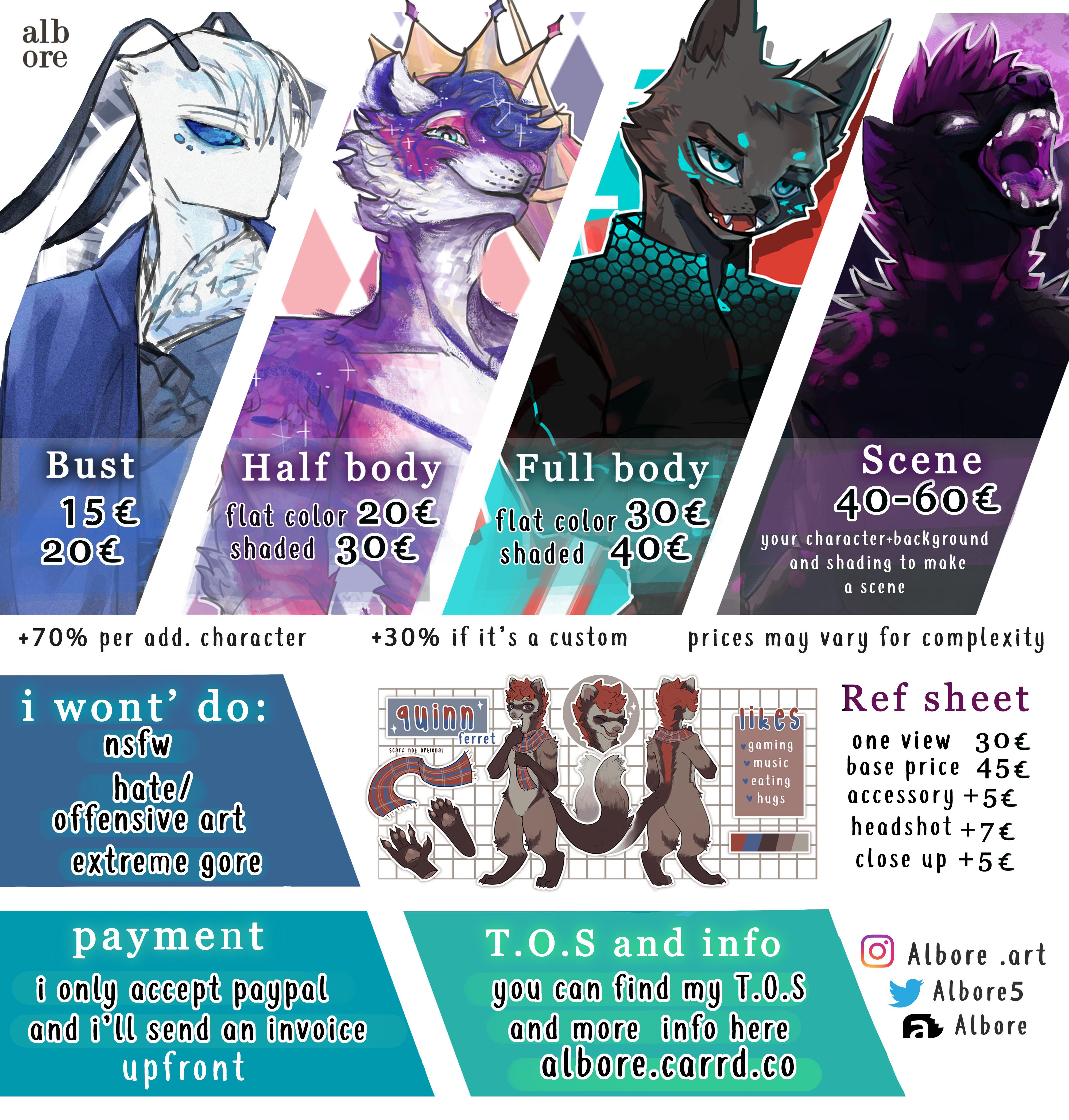 Commissions open! | Scrolller