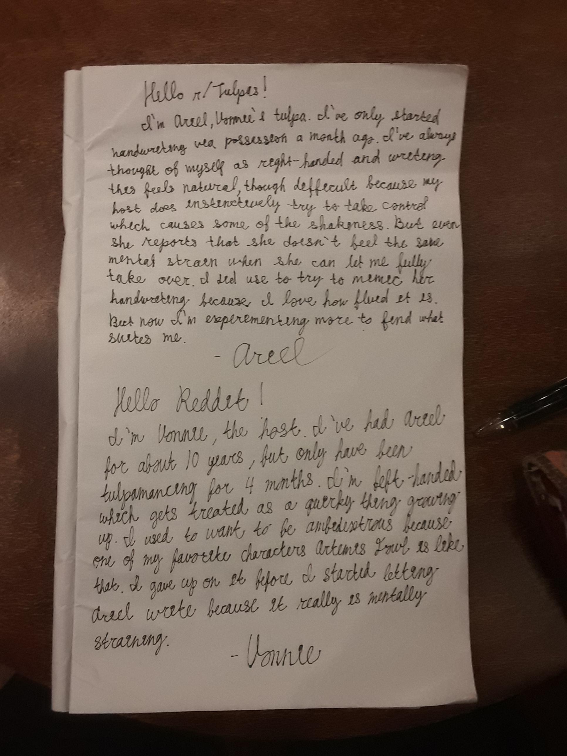 Comparing Our Handwriting | Scrolller