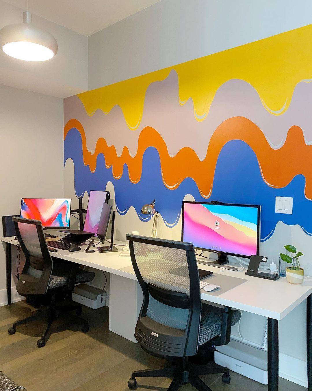 completed his and hers office :) | Scrolller