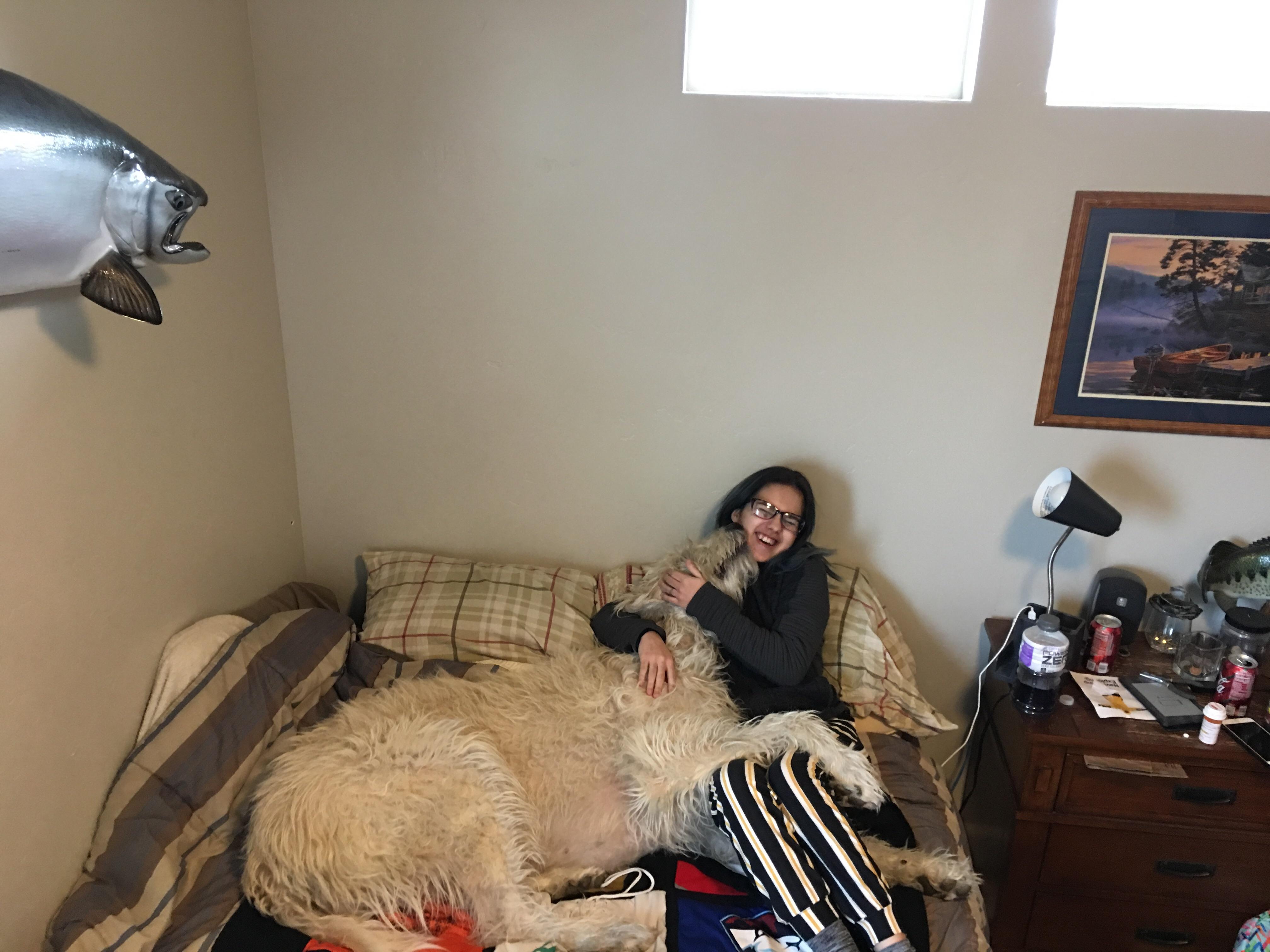 Cona my 155lb cuddle buddy | Scrolller