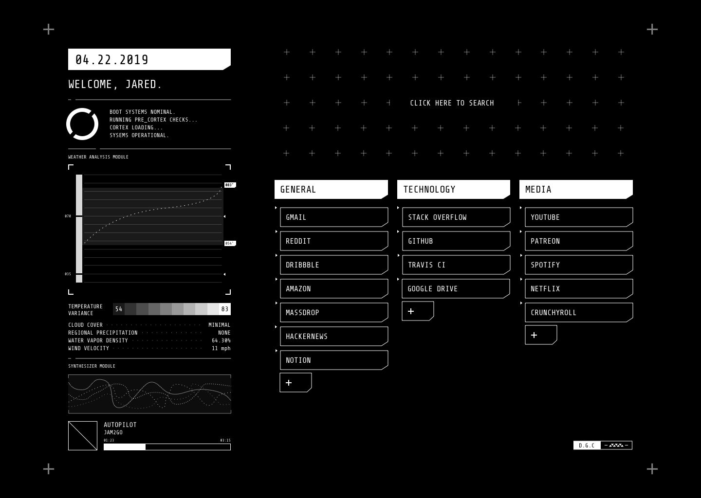 [CONCEPT] cyberpunk / sci-fi startpage | Scrolller