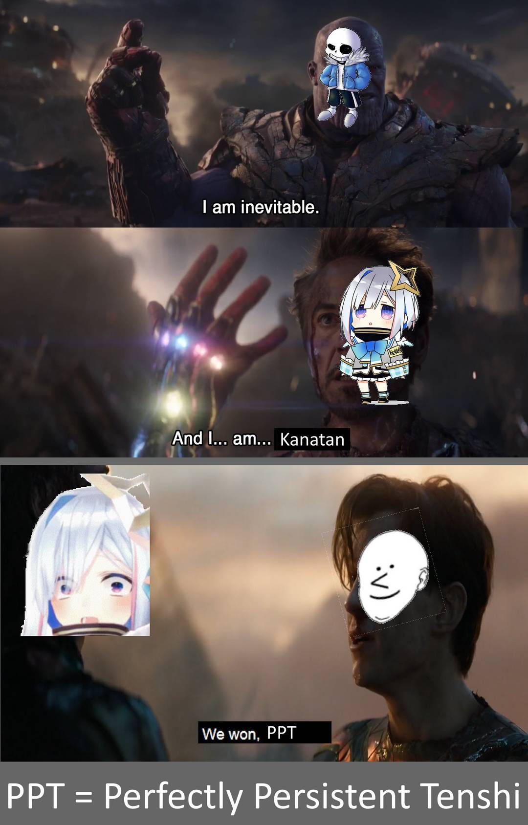 Congratulations. Kanata finally let Sans rest in peace | Scrolller