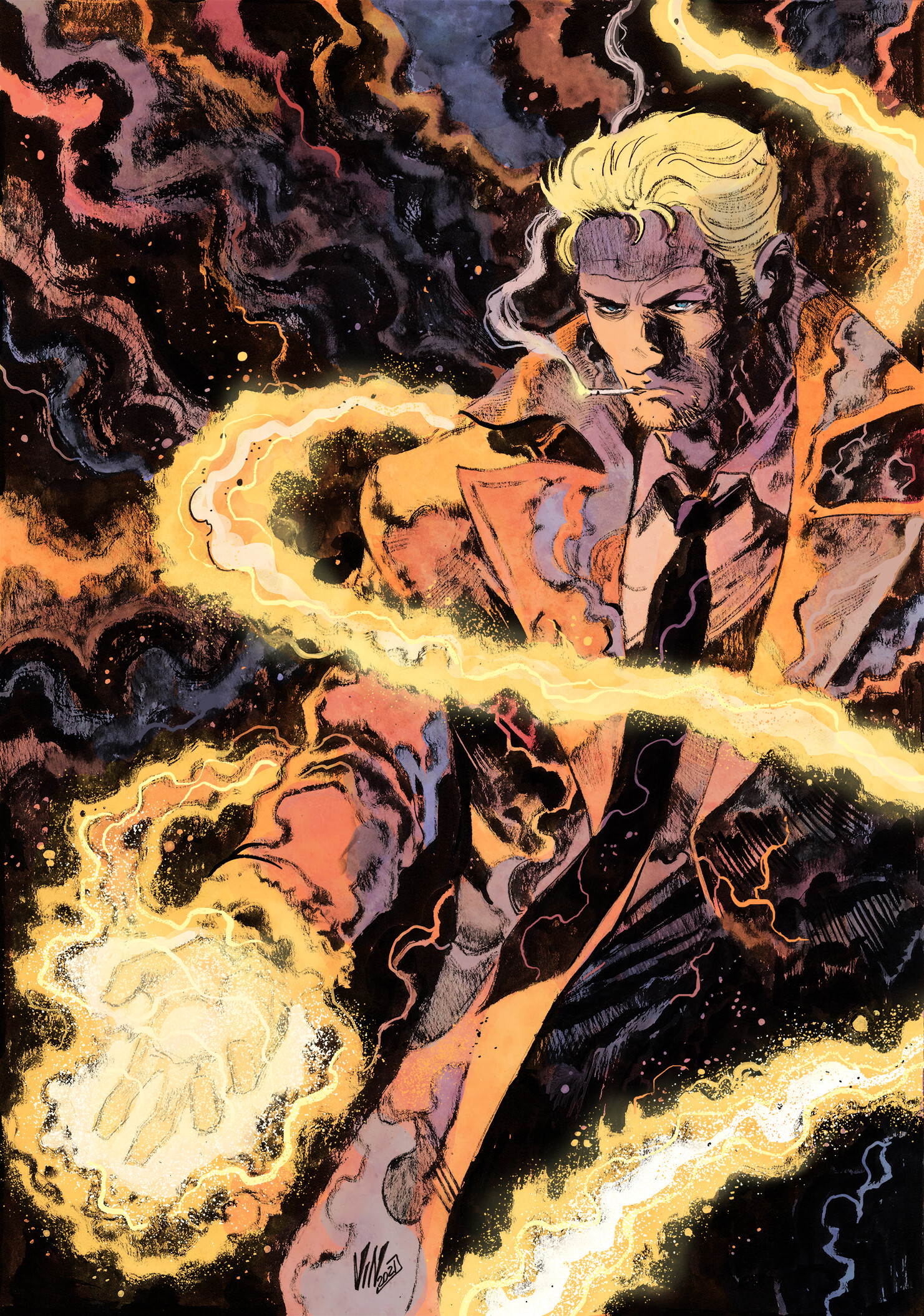 Constantine tribute by Vincenzo Riccardi | Scrolller