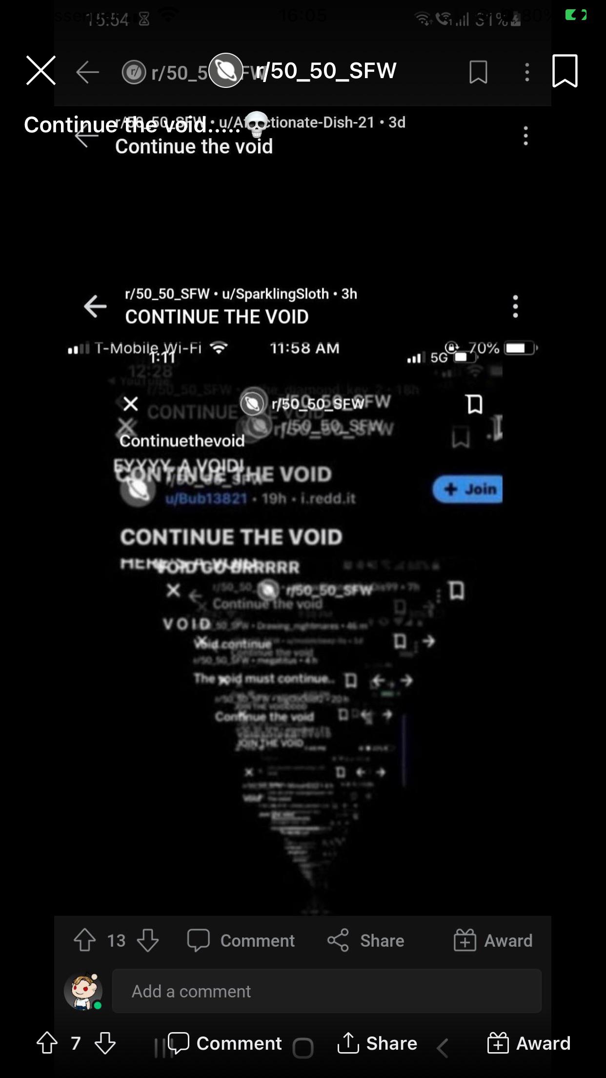 continue tHE VOID | Scrolller