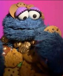 Cookie monster bends it sometimes | Scrolller