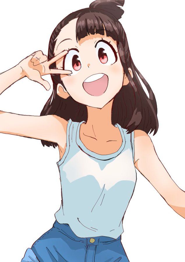 Cool Akko in a Tank Top | Scrolller