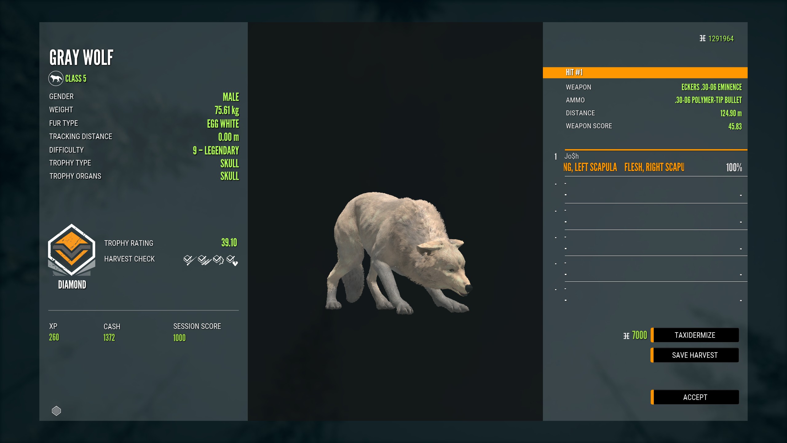 Cool diamond egg white grey wolf! | Scrolller