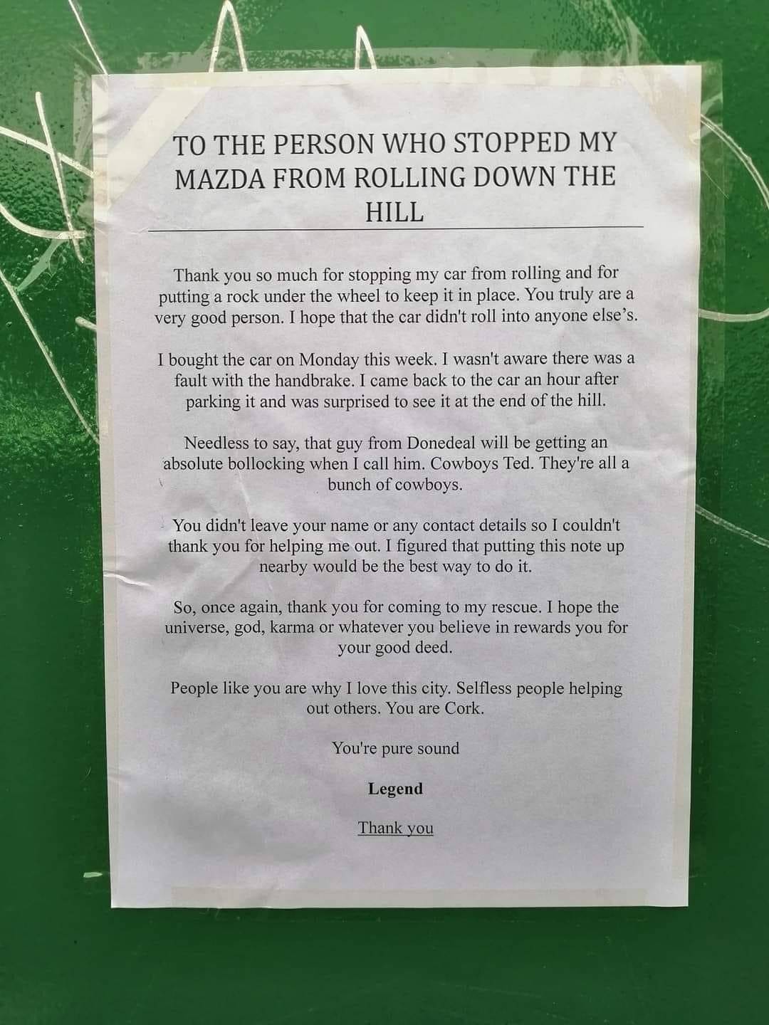 Cork is full of absolute legends. | Scrolller