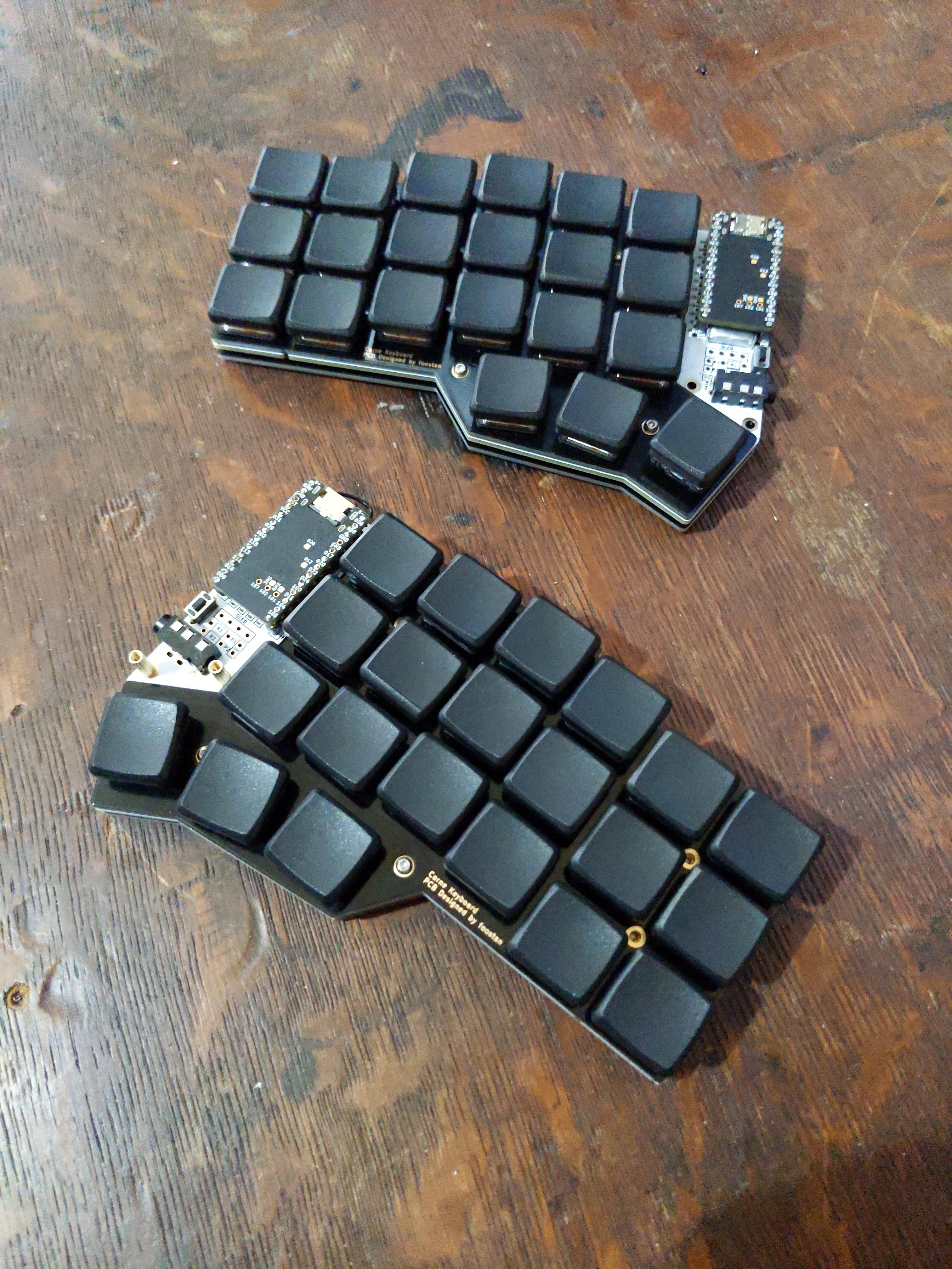 Corne low profile. wireless with nice!nano | Scrolller