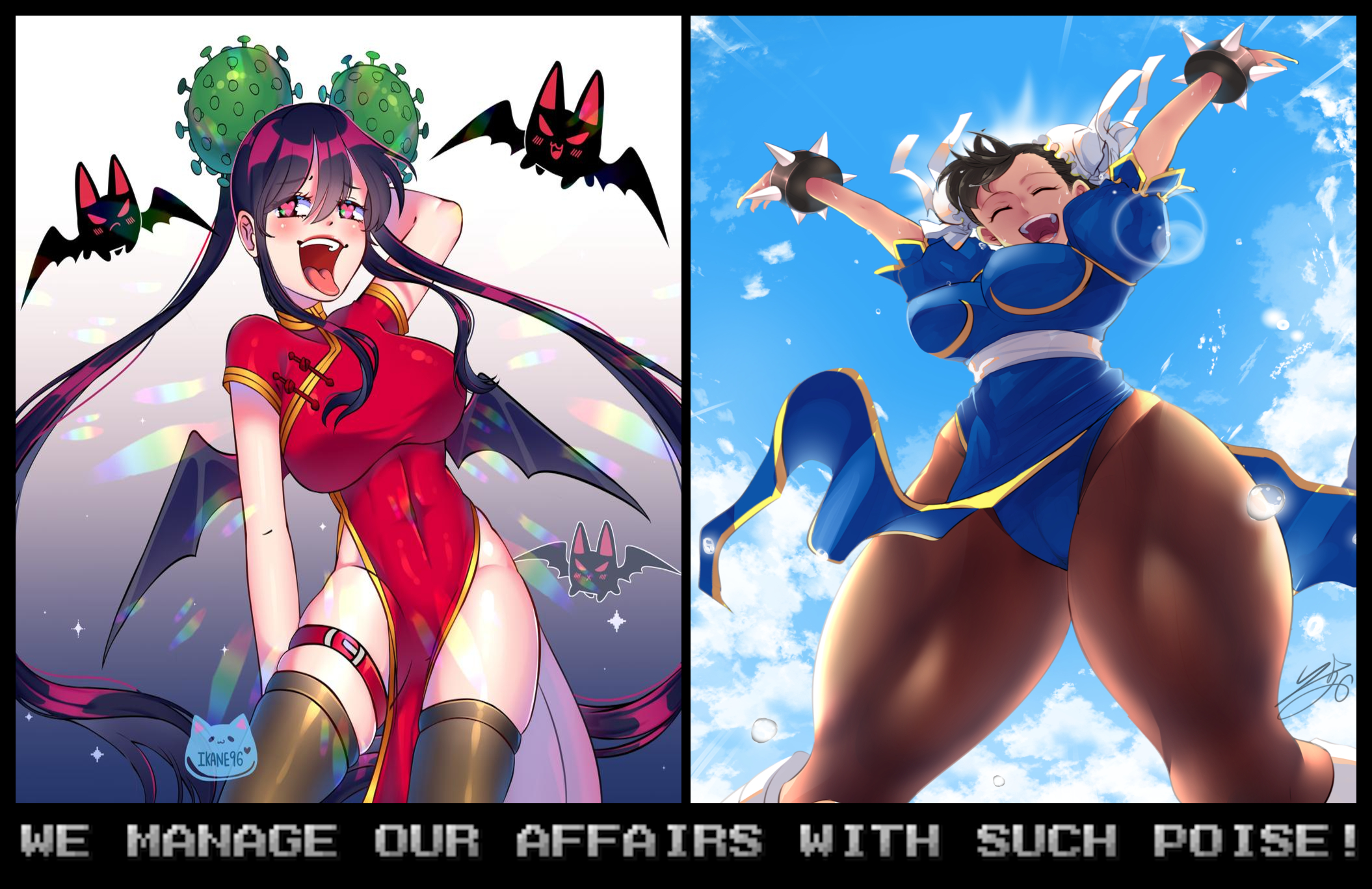 Corona-Chan meets Chun-Li | Scrolller