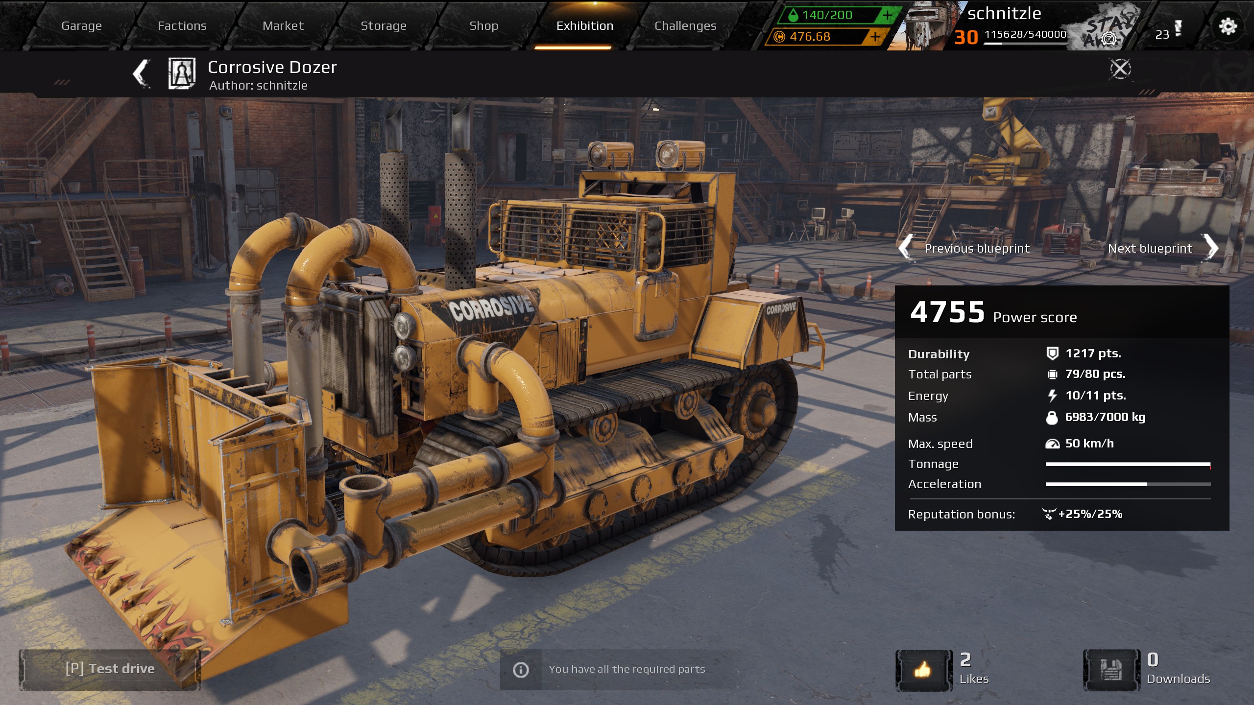 Corrosive Dozer | Scrolller