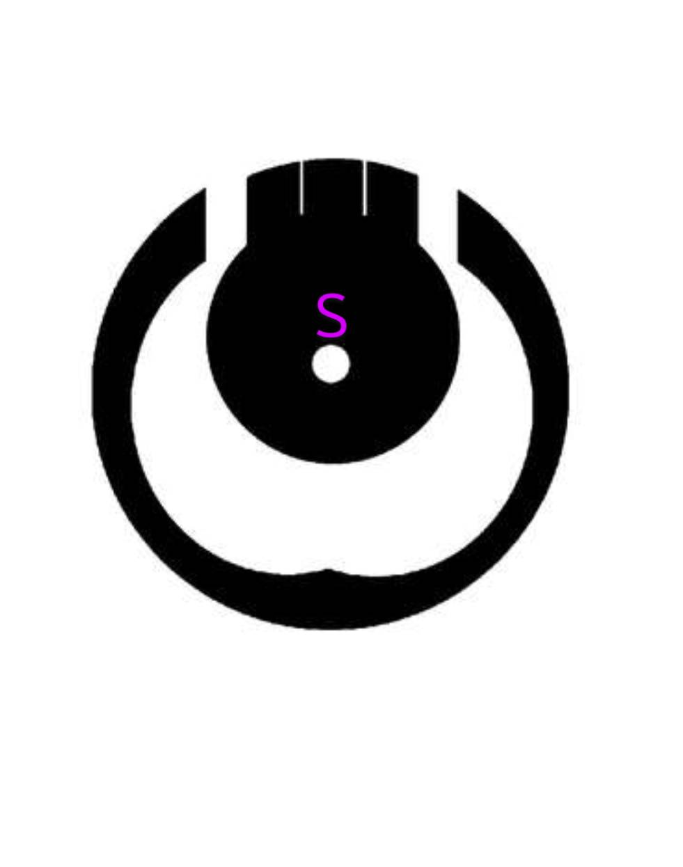 Could someone do a prettier version of this? Is a chastity sissy symbol idea. Black and white ...