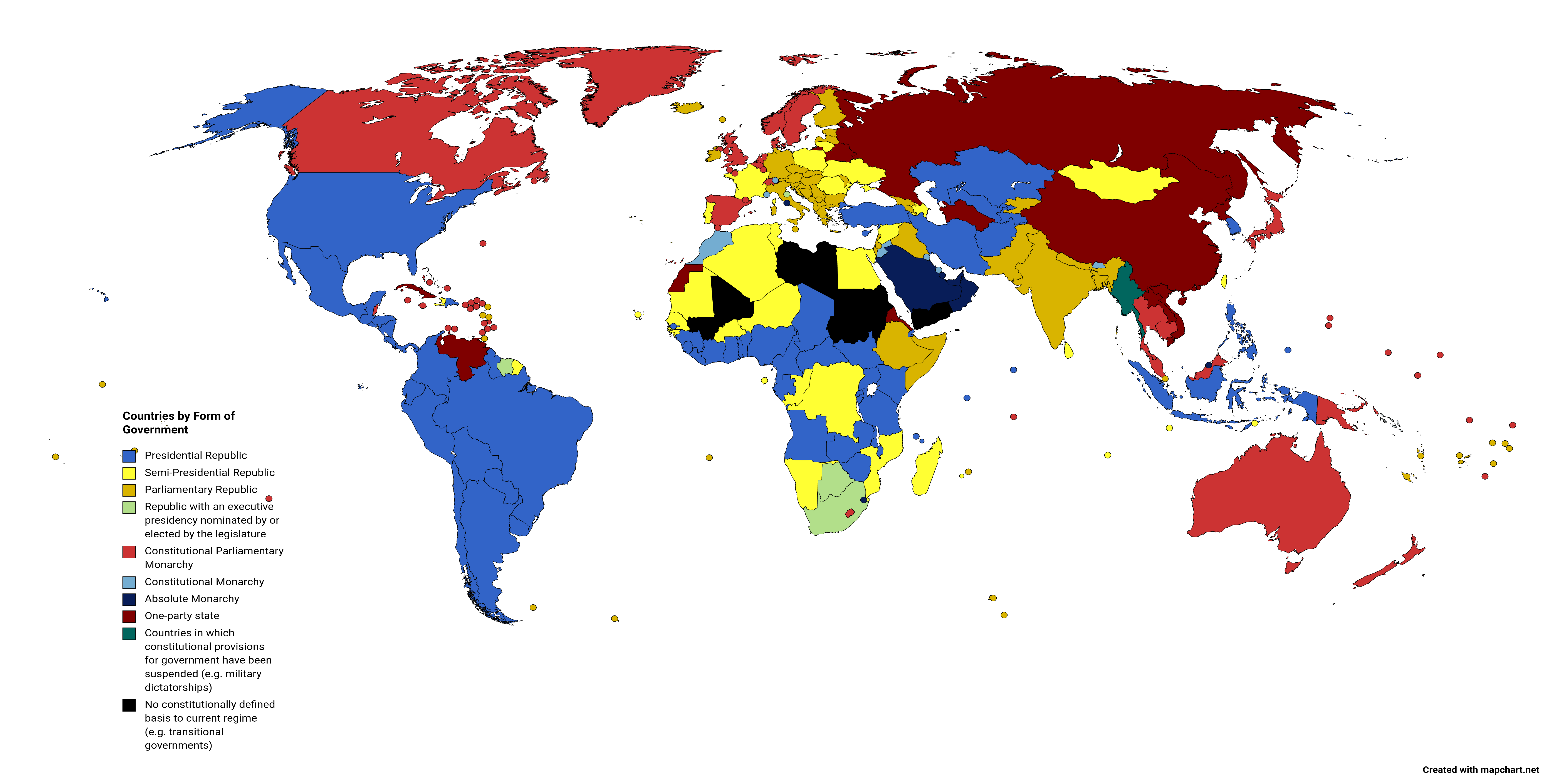 Countries by type of government | Scrolller