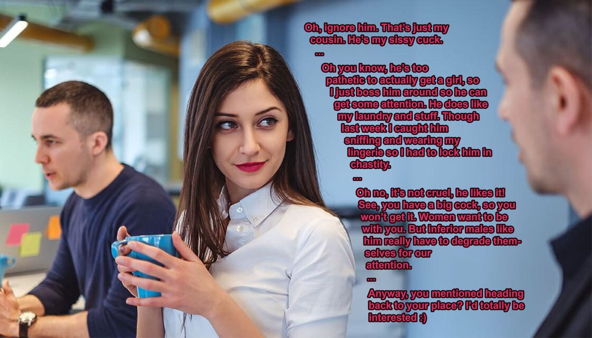 Cousin control [cousin] [sissy] [chastity] | Scrolller