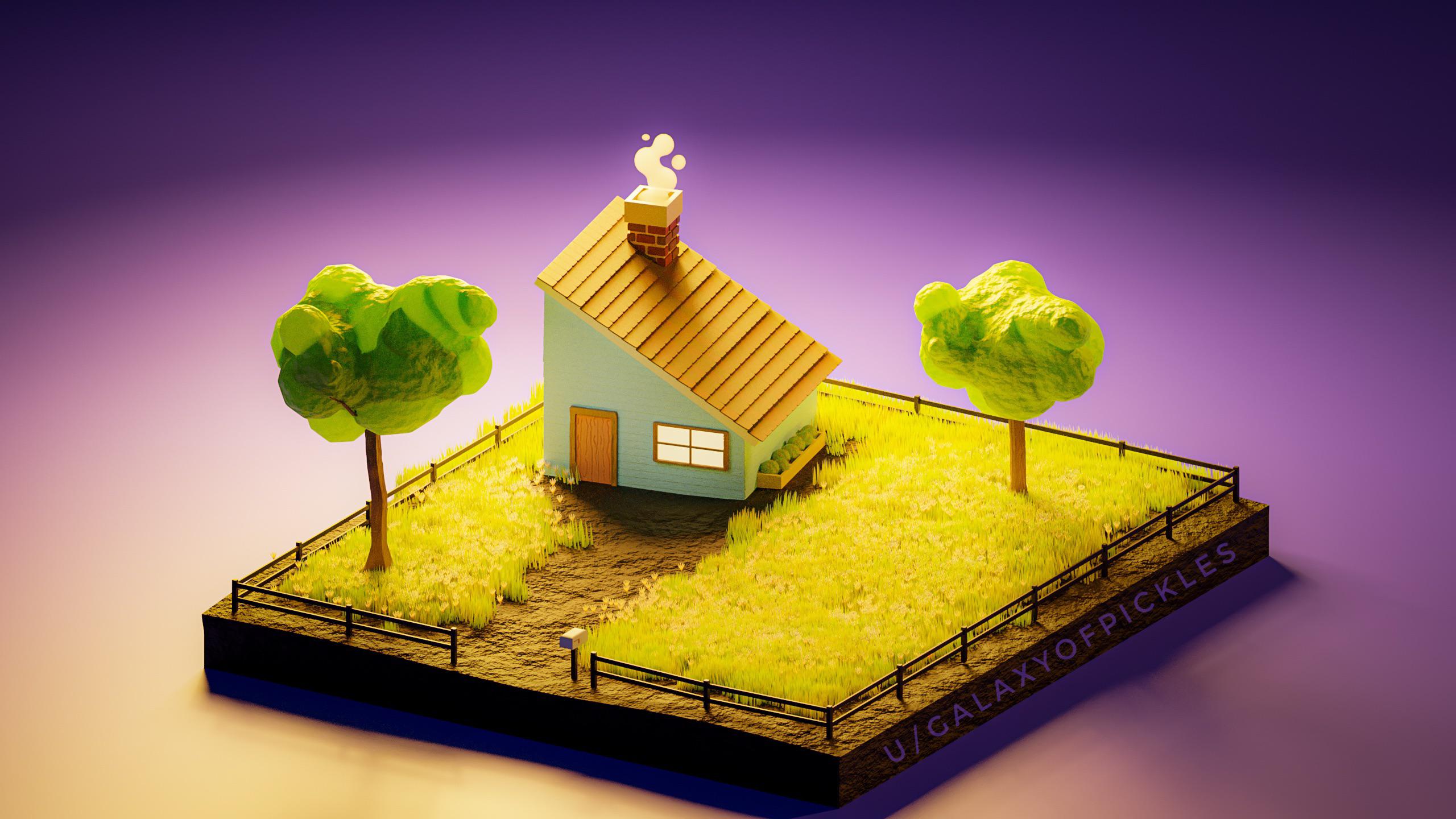 Cozy Cottage (Final Render) | Scrolller