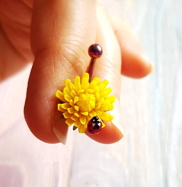Create mini dandelion from polymerclay | Scrolller