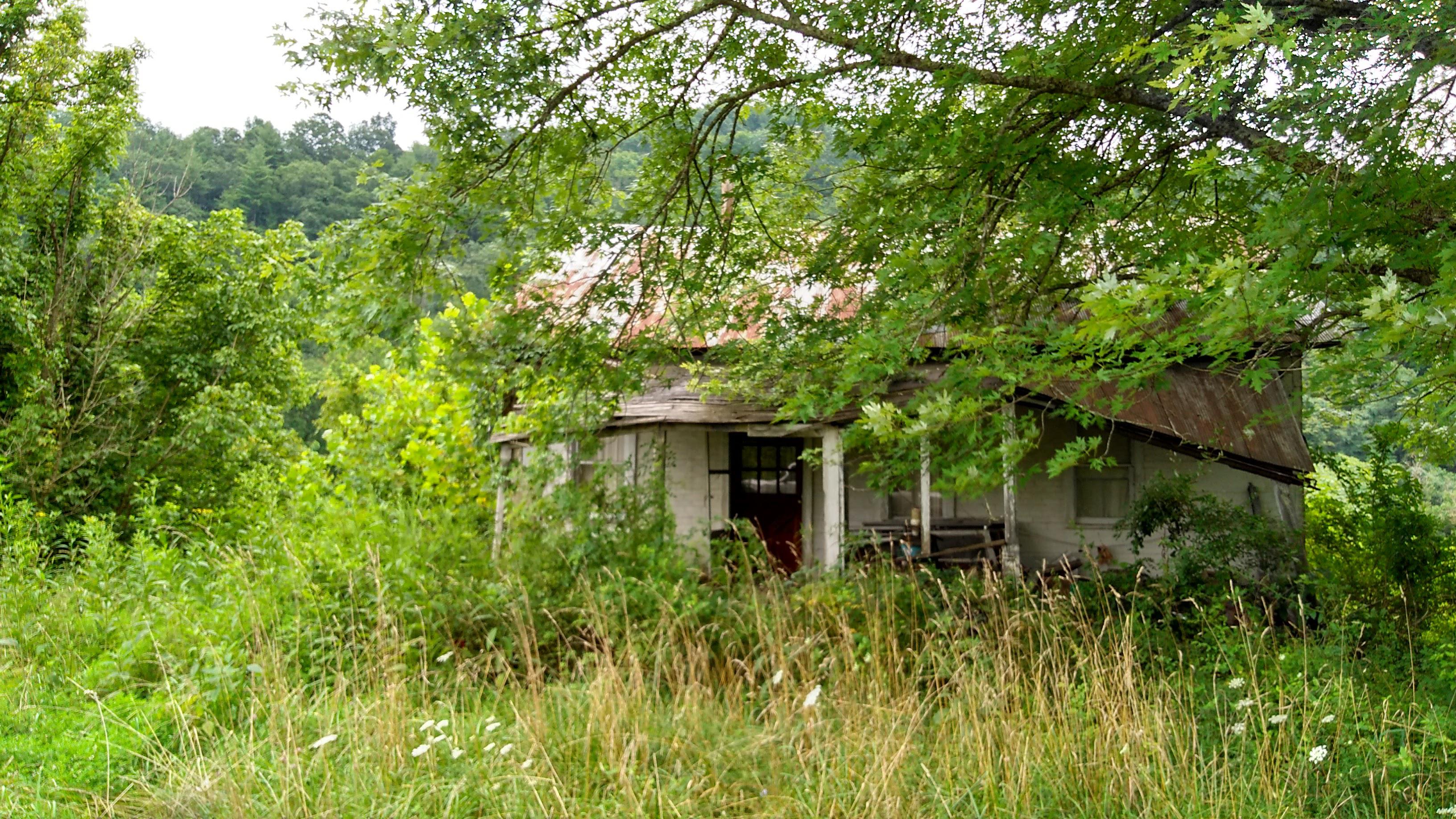 Creepy abandoned house in West Virginia. The house was eventually torn down for a pipeline ...