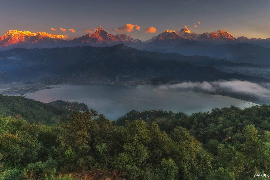 Crystal Clear Sunrise in Pokhara | Scrolller