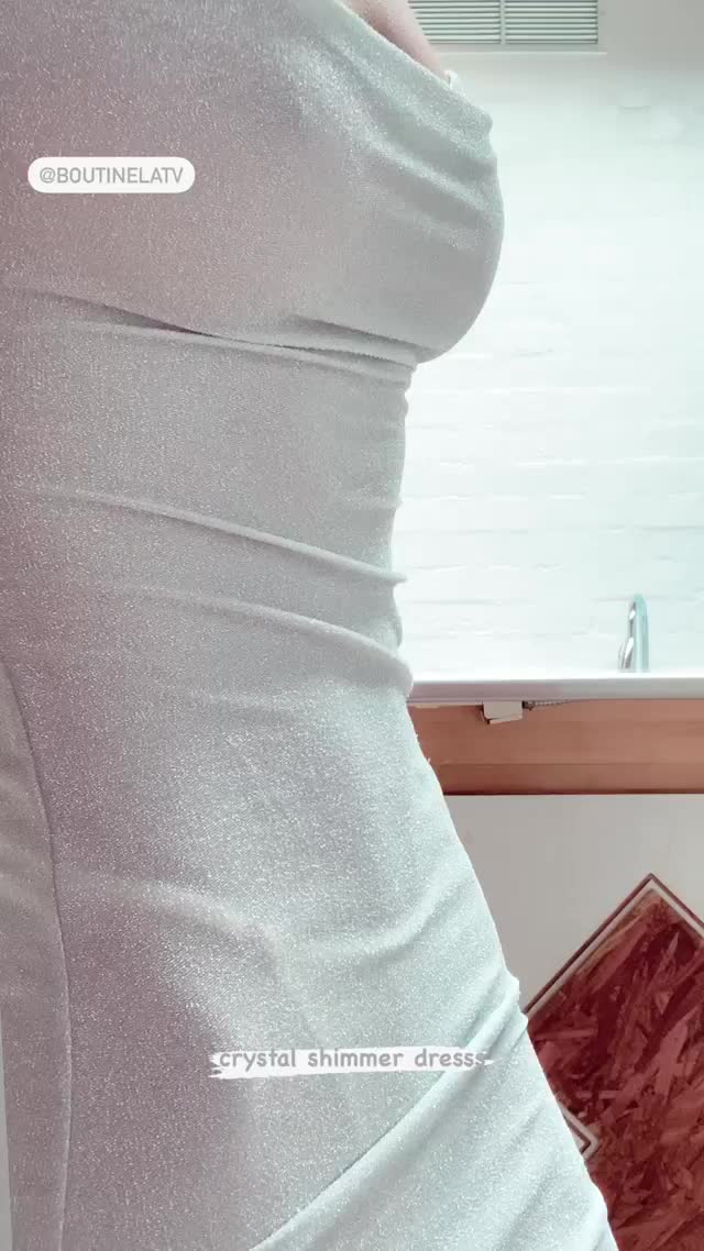 Sheer Shimmer Dress | Scrolller