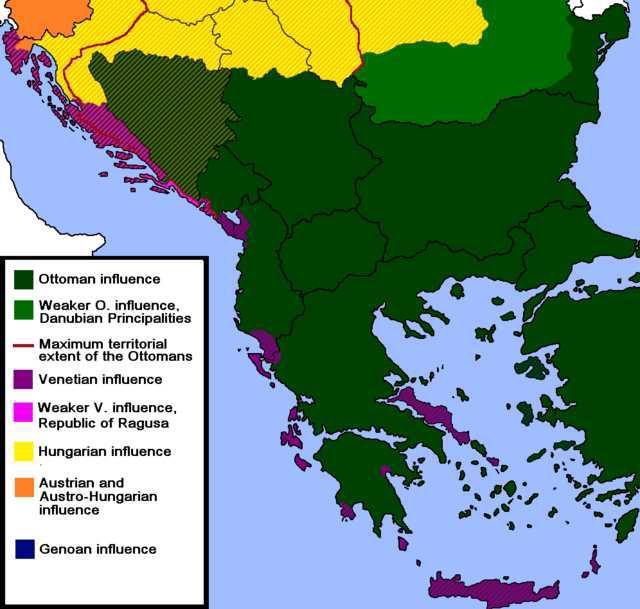 Cultural Influence map of The Balkans | Scrolller