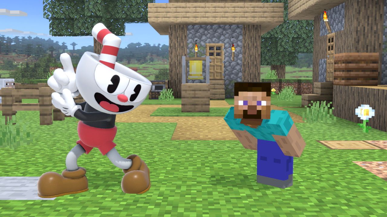 Cuphead and Steve | Scrolller