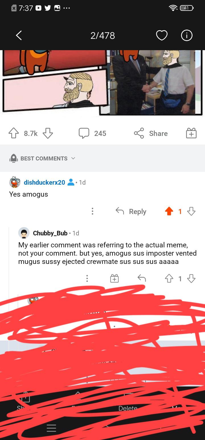 Cursed amogus | Scrolller