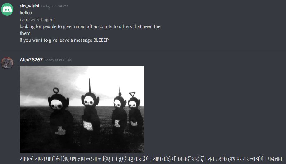 Cursed Anti-Scam Message | Scrolller