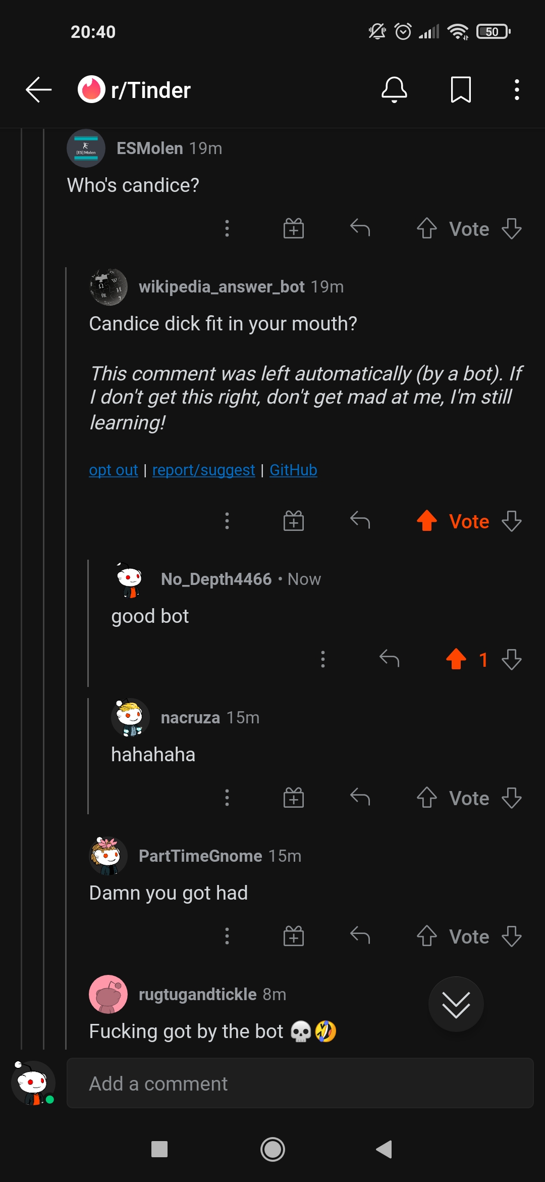 Cursed bot | Scrolller